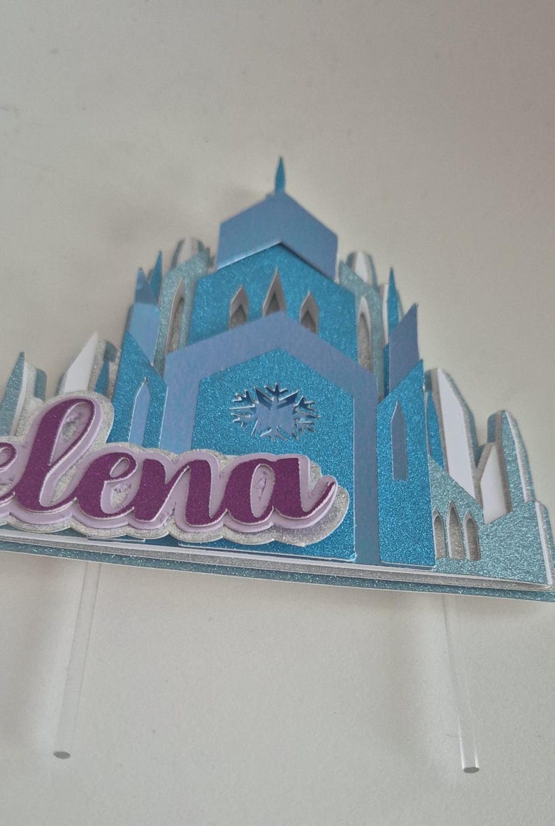 Frozen Cake Topper - Paper Birthday Cake Decoration - Character ...
