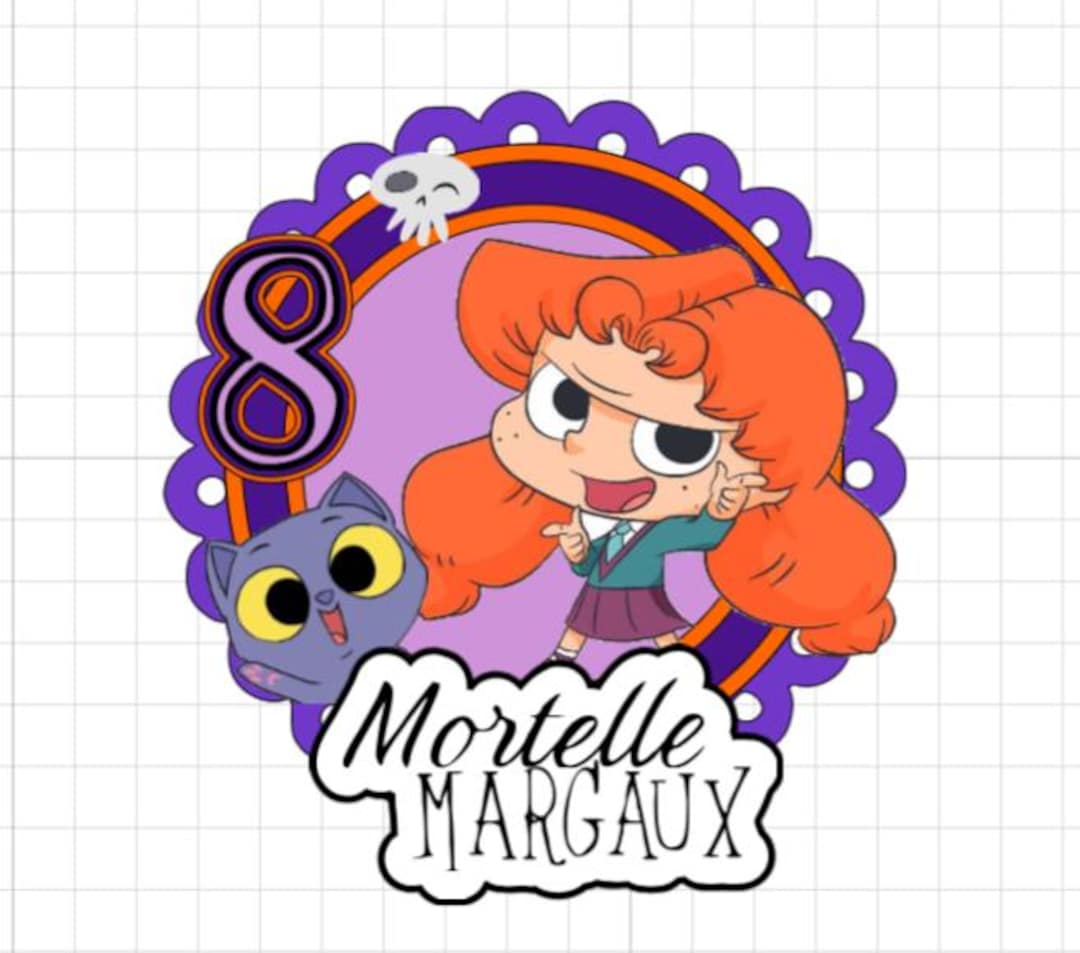 Cake Topper Shaker Birthday Cake Decoration Mortelle Adèle Character ...