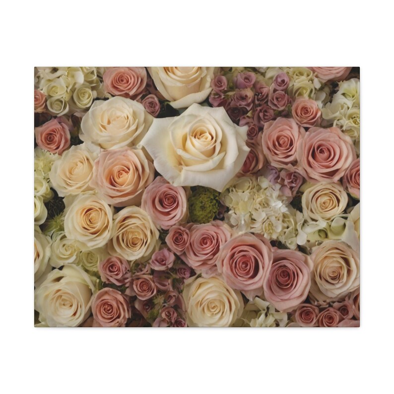 Floral Wall Picture Sizes 7x5 Through 30x24 - Etsy