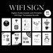 20 Wifi Signage Bundle Template, Stay Connected in Style, Wifi Sign ...