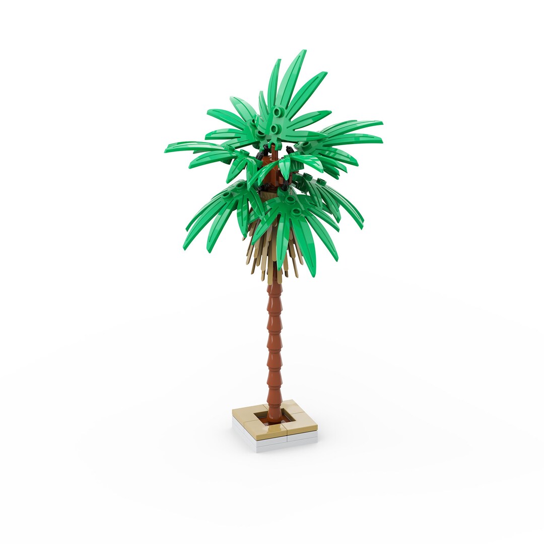 Tropical LEGO Palm Tree - Etsy