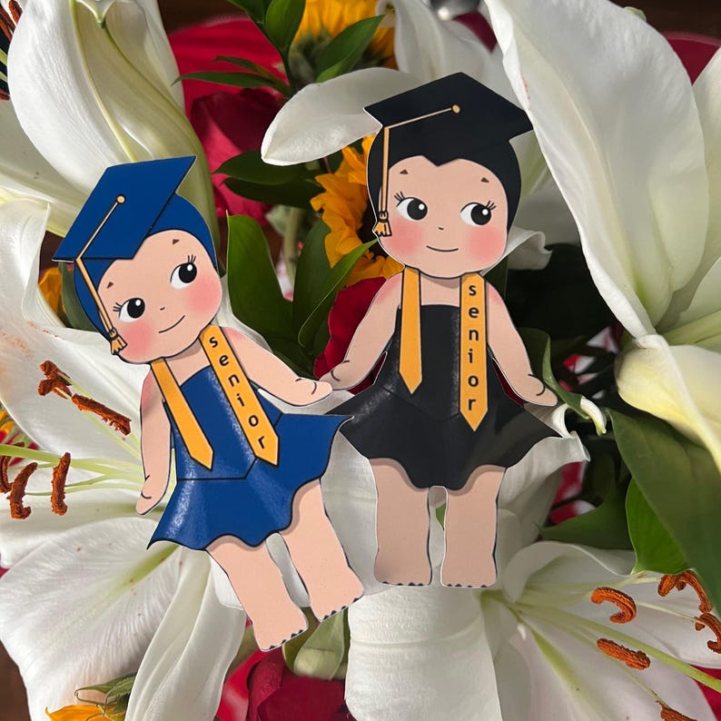 Sonny Angel Graduation Bouquet Toppers - Etsy