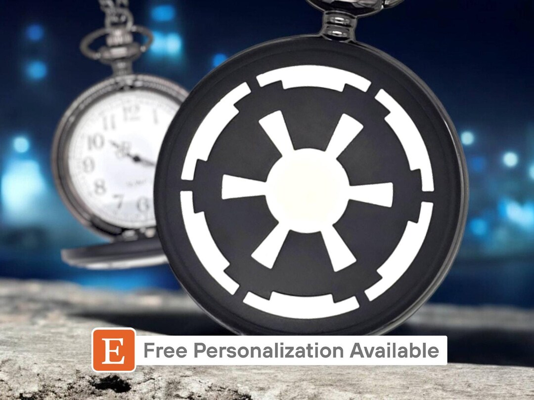 Galactic Empire Pocket Watch - Personalized Sci-fi Gift for Space ...