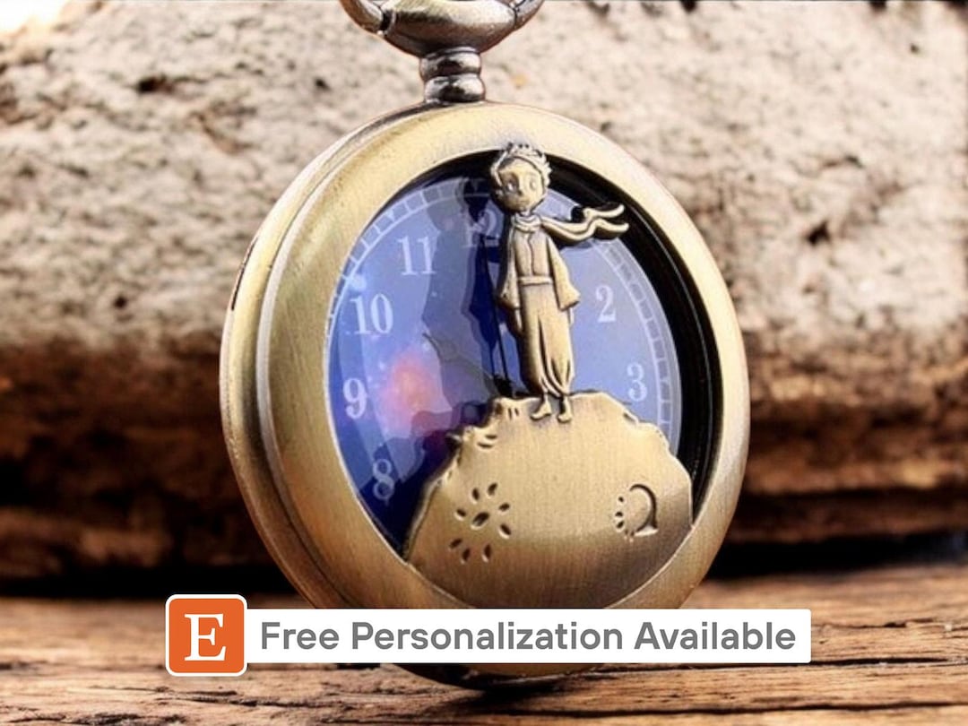 Curious Prince Pocket Watch - Starry Sky Gift for Dreamers & Book ...