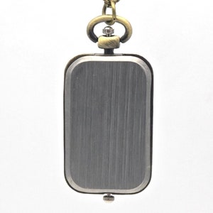 Vintage Look Dual Time Zone Pendant Watch - Brass Necklace, Retro ...