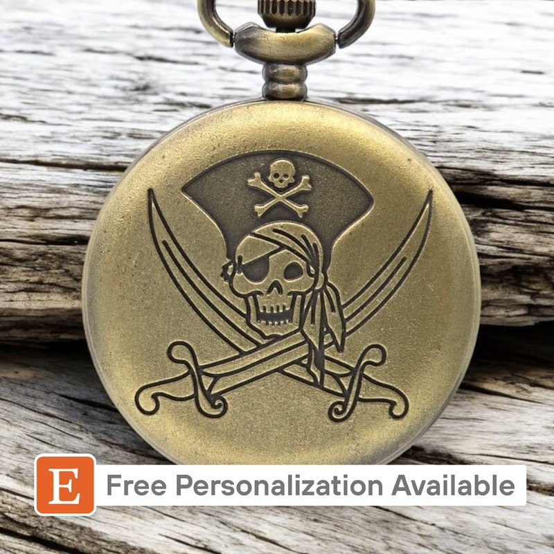 Pirate Pocket Watch - Etsy