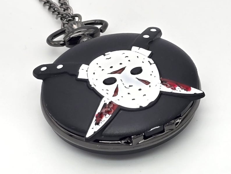 Scary Mask Horror Movie Pocket Watch – Unique Horror Film Memorabilia ...
