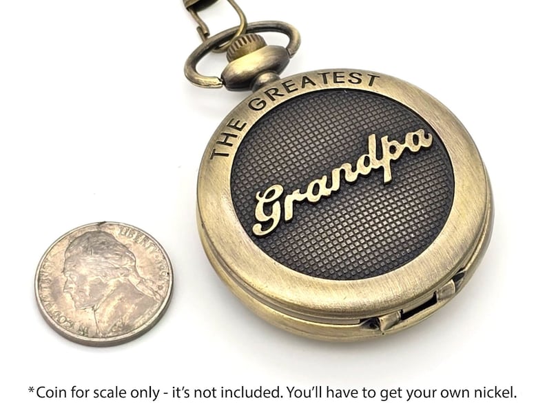 Greatest Grandpa Pocket Watch - Classic Vintage Look, Thoughtful Gift ...