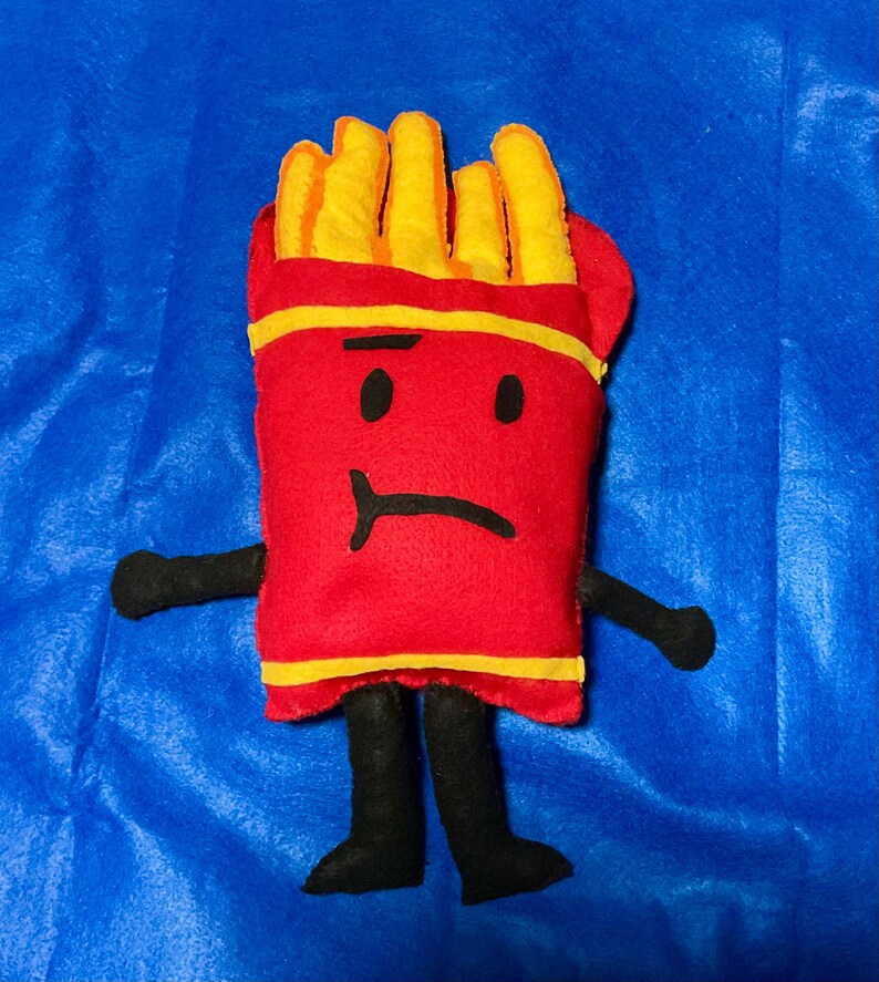 Fries Fan Made BFDI/BFB/TPOT Plushie! - Etsy Australia