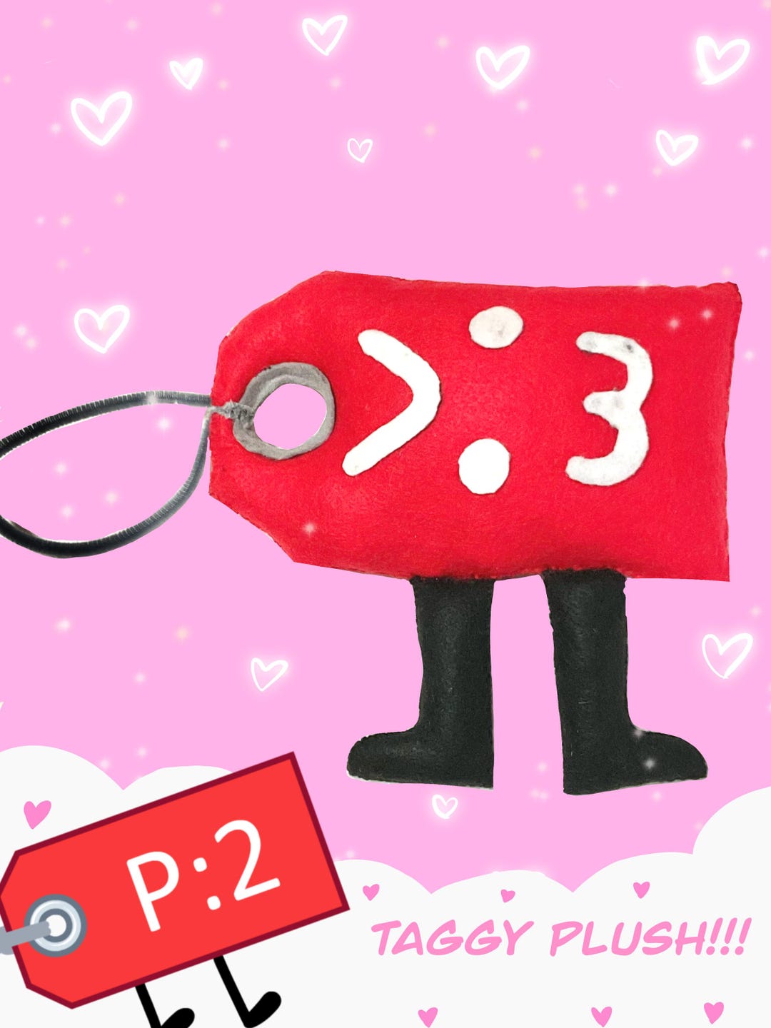 Price Tag/ Taggy From TPOT/ BFB /BFDI Fan Made Plushie! - Etsy Australia