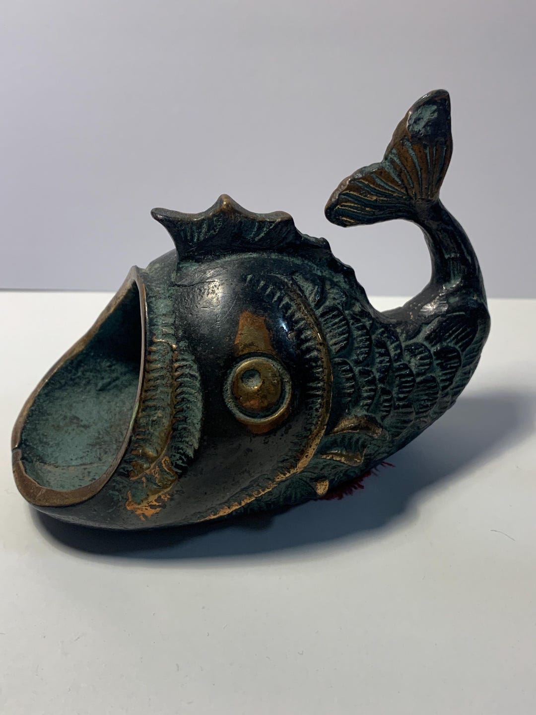 Walter Bosse Fish Bronze Ashtray - Etsy