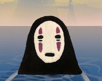 Handmade Tufted Rug NO FACE Kaonashi Spirited Away - Etsy