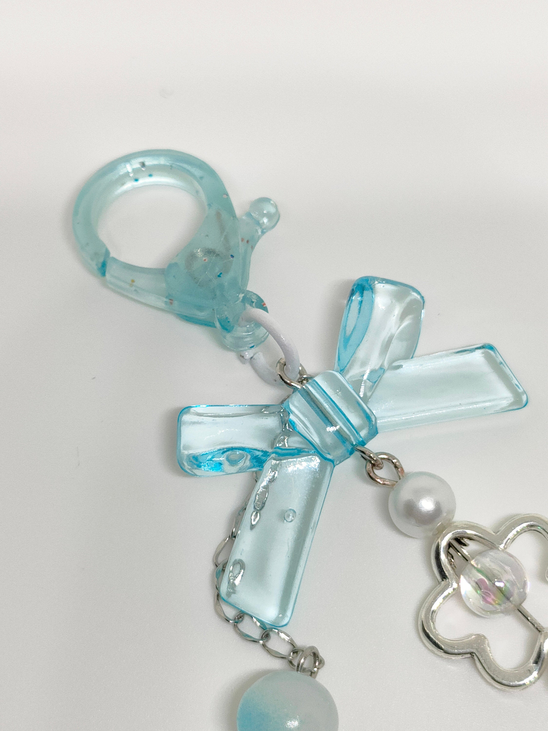 Aesthetic Blue Key Chain/ K-pop/ Kawaii - Etsy