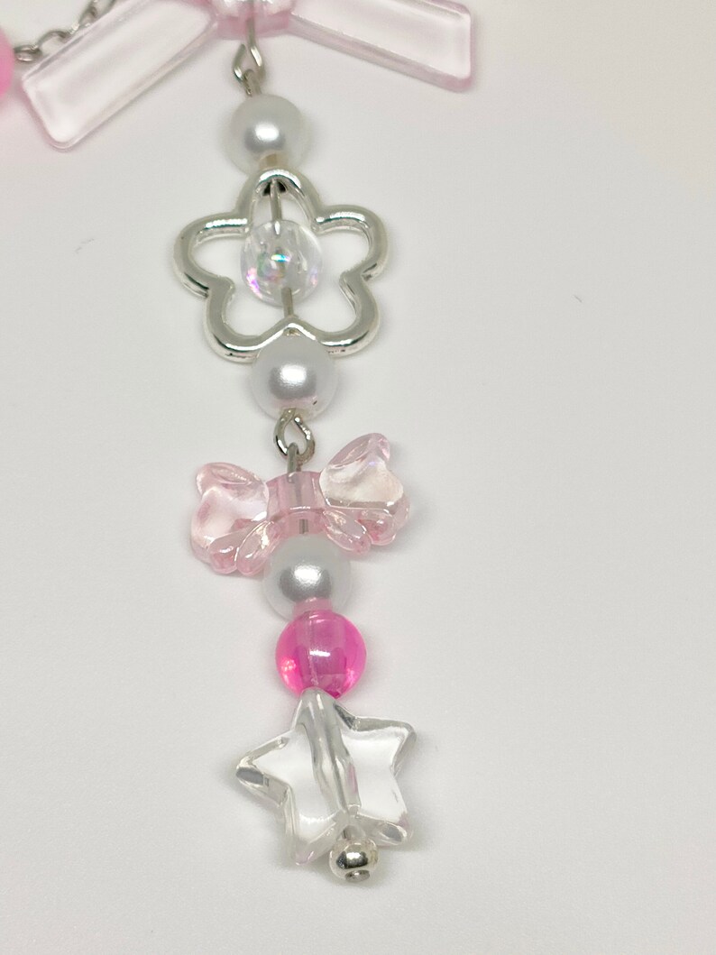 Aesthetic Pink Key Chain/ K-pop/ Kawaii - Etsy