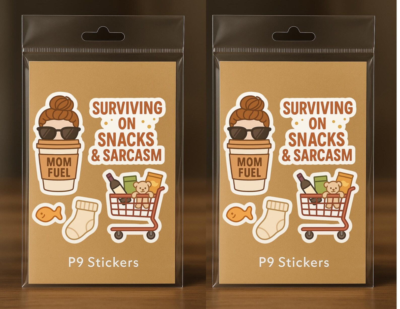 Mom Life Vinyl Stickers – Mom Fuel Coffee, Funny Quote, Target Cart ...