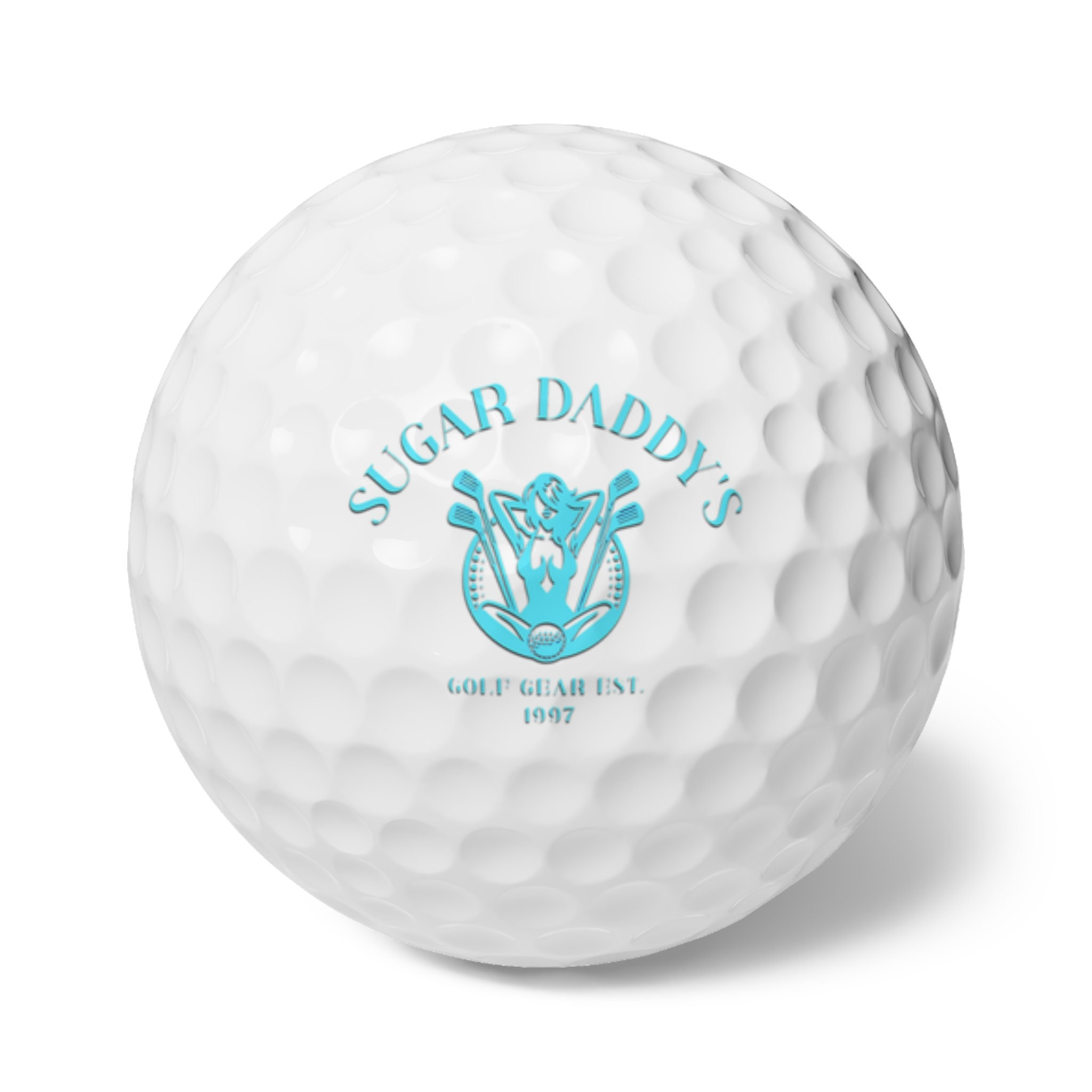 Blue Goddess Golf Balls, 6pcs Gift Set - Etsy