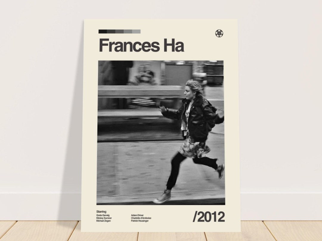 Frances Ha Retro Movie Poster Print Movie Poster Mid-century Modern ...