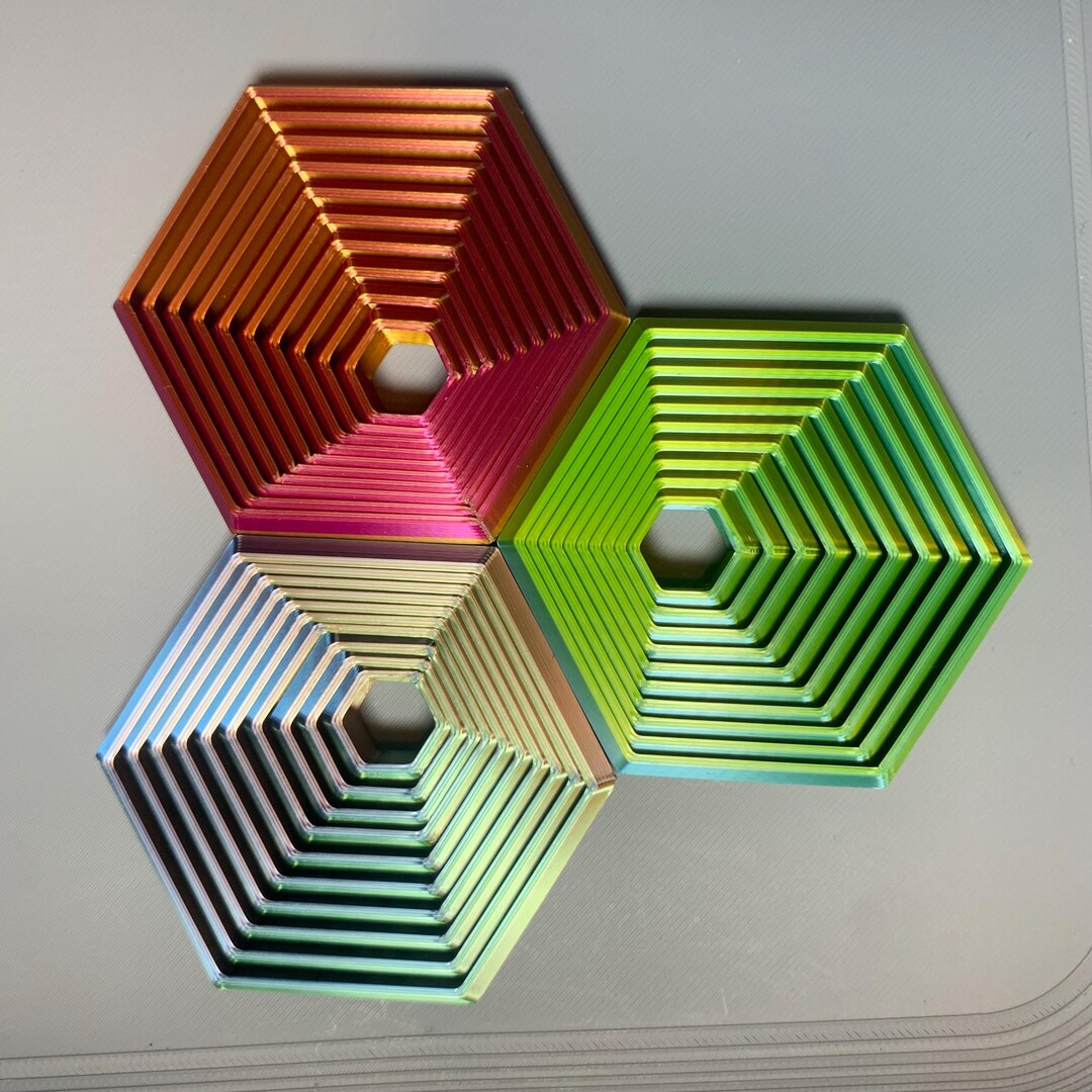 Hexagonal Fidget (pack of 3) - Etsy