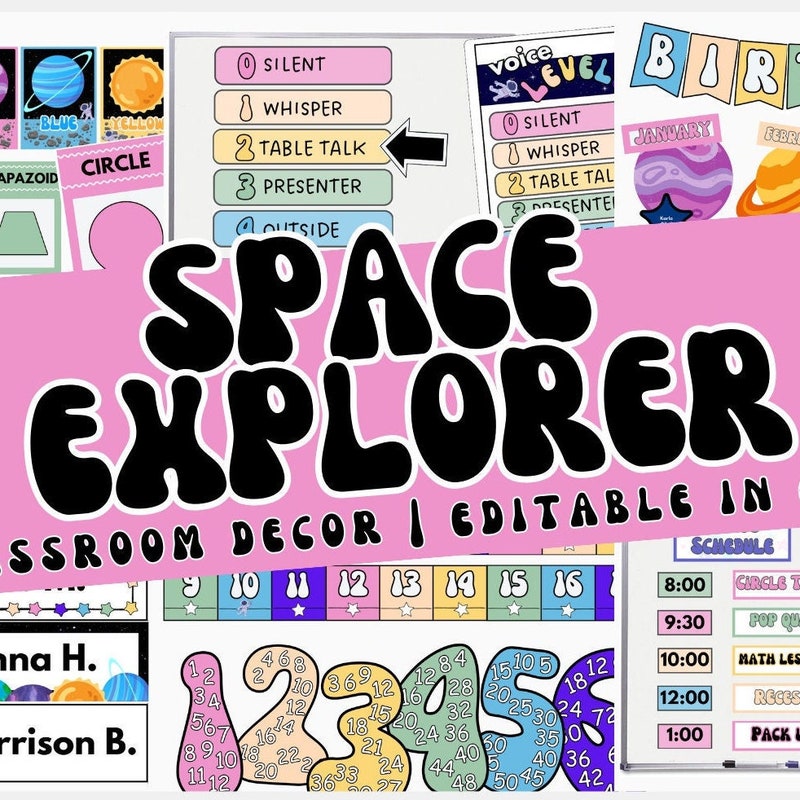 Space Classroom Theme - Etsy