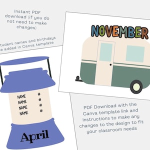 Birthday Board Kits | Camping Adventure Classroom Decor | Camping ...