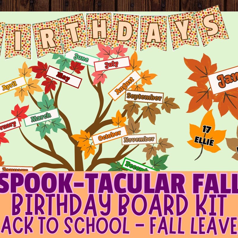 Fall Birthday Board - Etsy