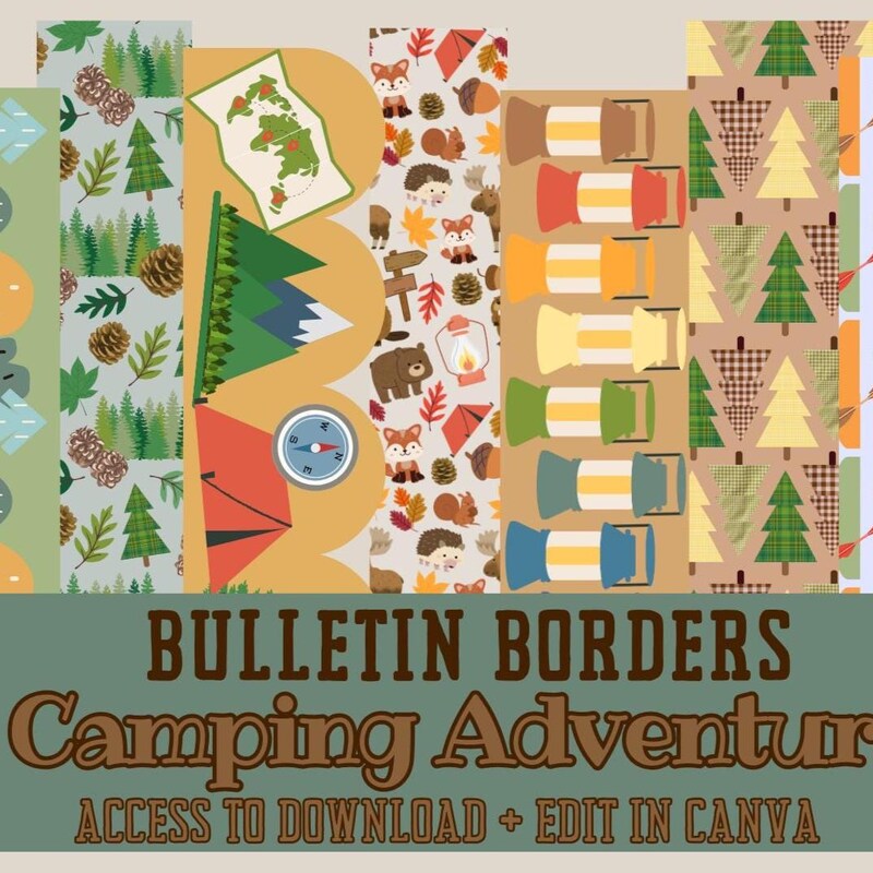 Camping Bulletin Board - Etsy