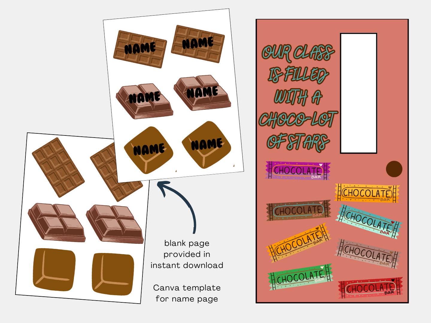 Chocolate Box Bulletin Board Bundle | Sweet Temptations Class Decor ...