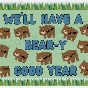 Woodland Animals Bulletin Board Bundle | Camping Nature Outdoor Theme ...