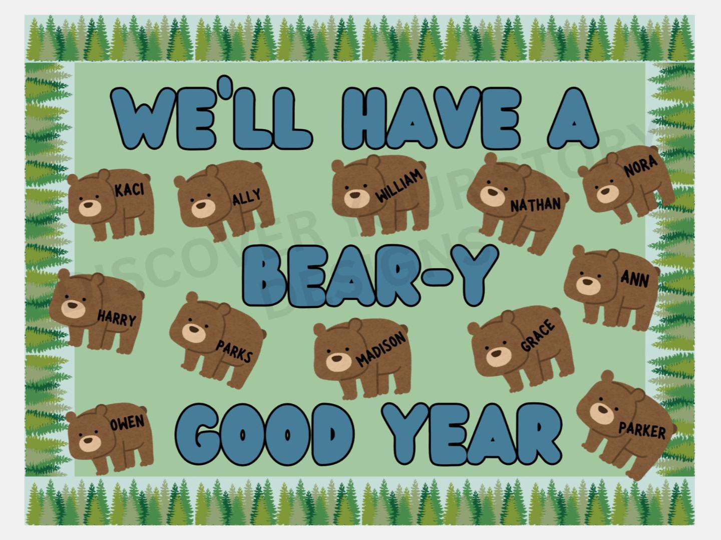 Woodland Animals Bulletin Board Bundle | Camping Nature Outdoor Theme ...