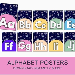 Alphabet Posters - Space Explorer | Classroom Decor | Teacher Resource ...