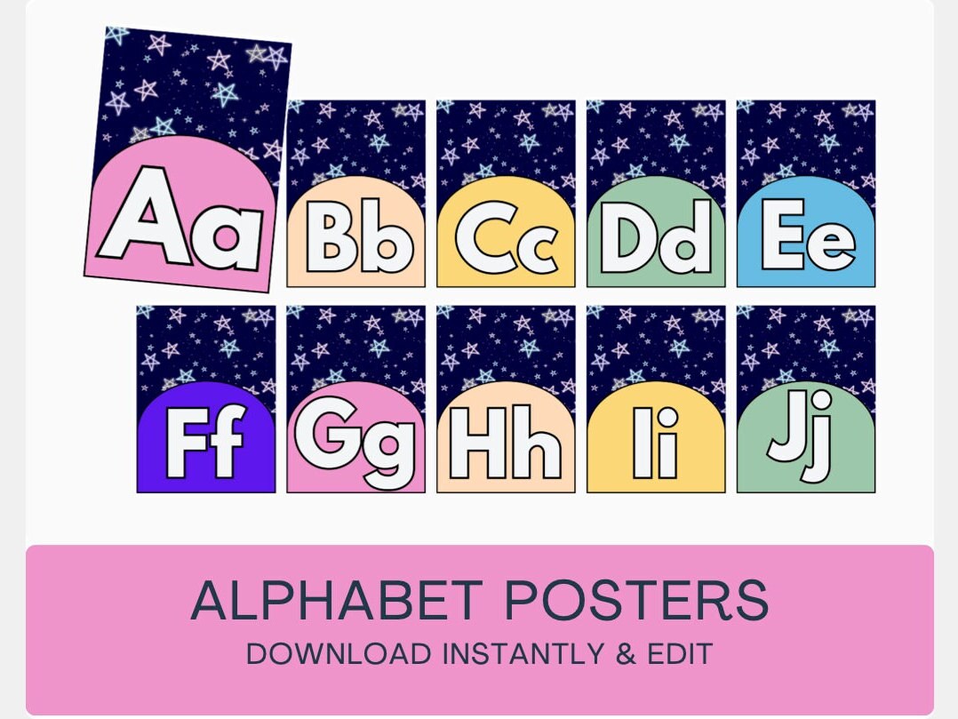 Alphabet Posters - Space Explorer | Classroom Decor | Teacher Resource ...