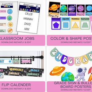 Space Explorer Classroom Decor Bundle | Outer Space Theme | Teacher ...