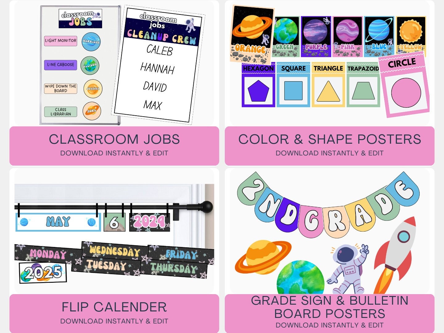 Space Explorer Classroom Decor Bundle | Outer Space Theme | Teacher ...