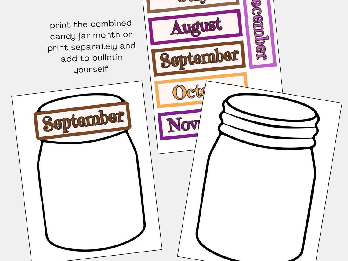 Birthday Board Kit Candy Jar | Sweet Temptations Classroom Decor ...