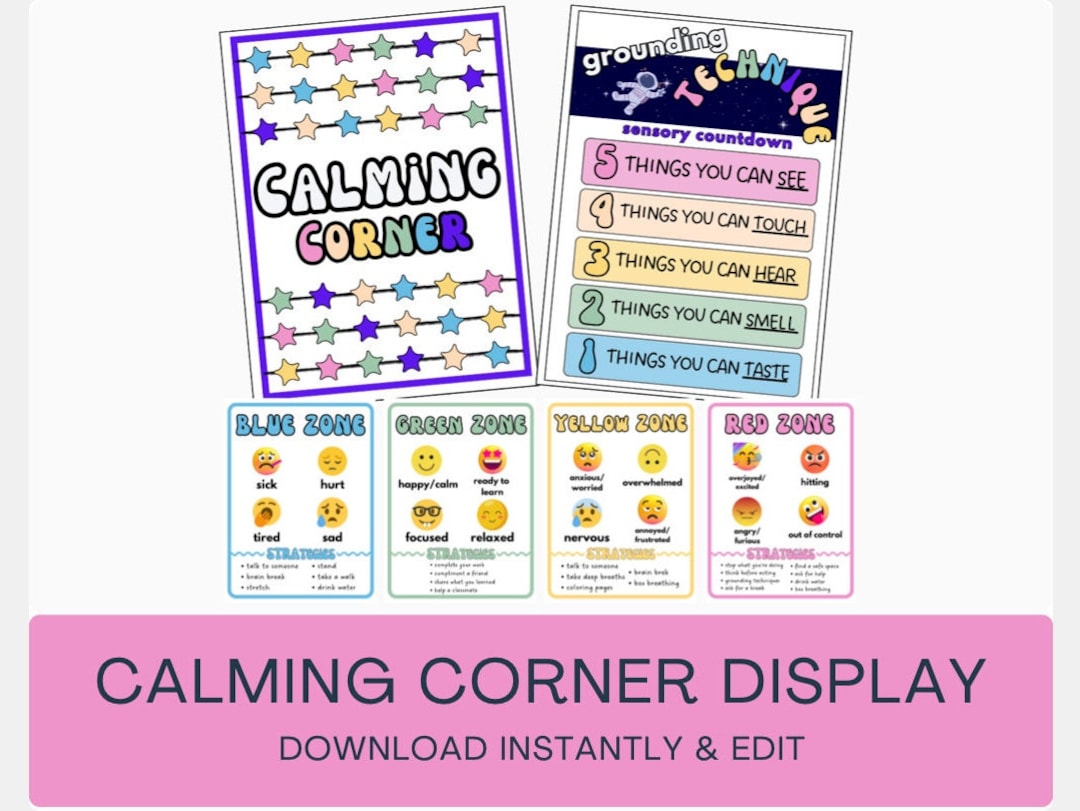 Calming Corner Display - Space Explorer | Classroom Decor | Teacher ...