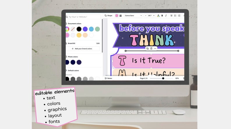 Think Before You Speak Display - Space Explorer | Classroom Decor ...