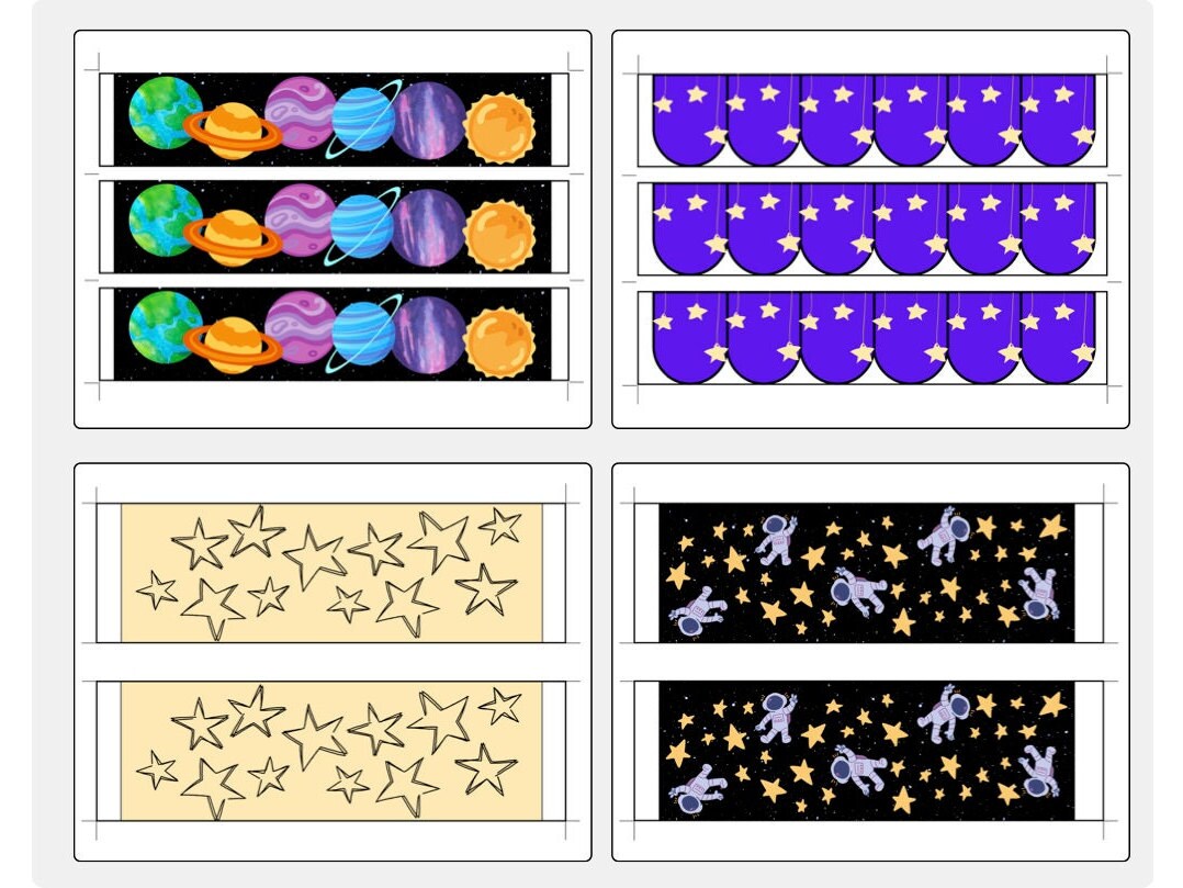 Bulletin Board Borders - Space Explorer | Classroom Decor | Teacher ...