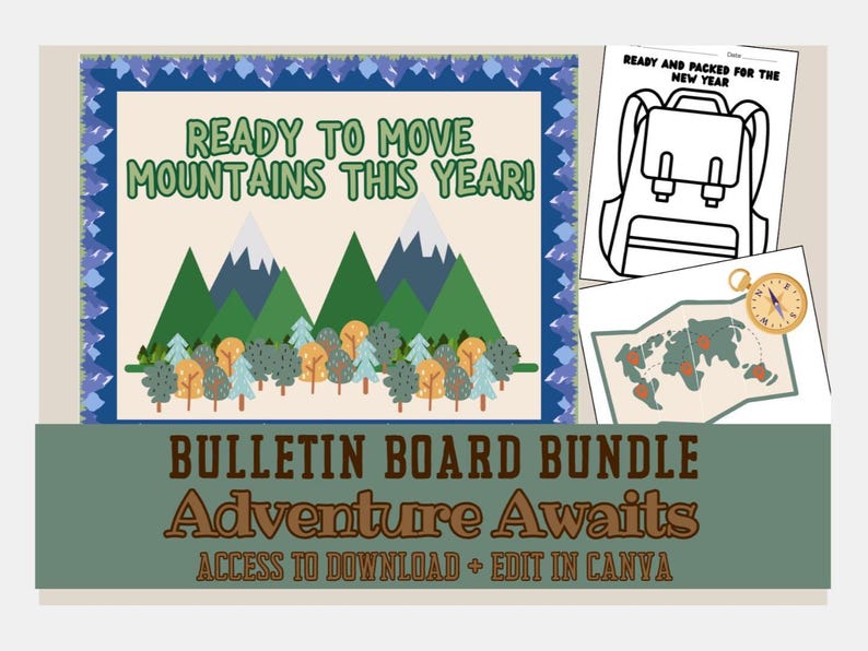 Ultimate Bulletin Board Collection | Camping Nature Outdoor Theme ...
