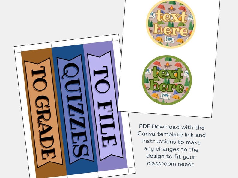 Labels | Camping Adventure Classroom Decor | Camping Nature Outdoor ...