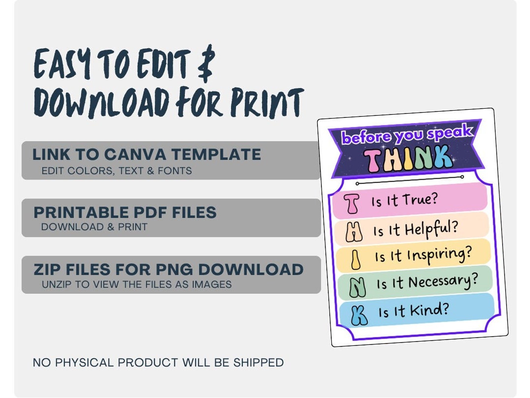 Think Before You Speak Display - Space Explorer | Classroom Decor ...