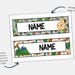 Nameplates | Camping Adventure Classroom Decor | Camping Nature Outdoor ...