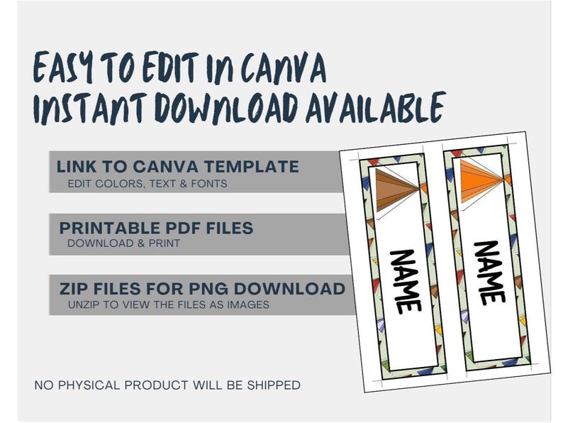 Nameplates | Camping Adventure Classroom Decor | Camping Nature Outdoor ...