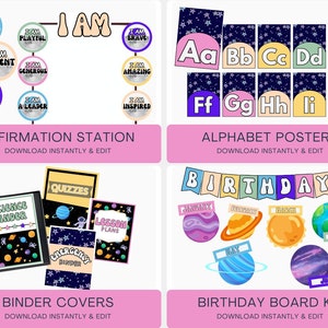 Space Explorer Classroom Decor Bundle | Outer Space Theme | Teacher ...