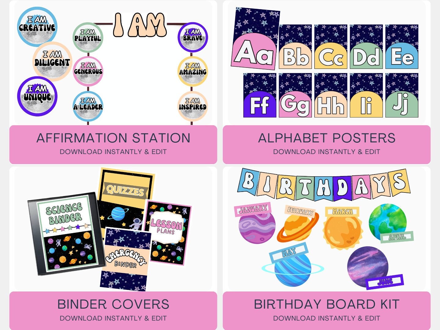 Space Explorer Classroom Decor Bundle | Outer Space Theme | Teacher ...
