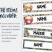Nameplates | Camping Adventure Classroom Decor | Camping Nature Outdoor ...