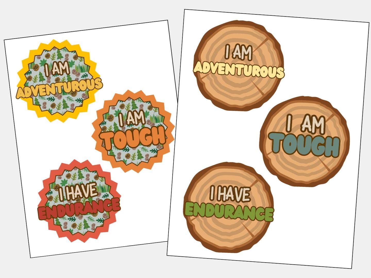 Affirmation Banner Display | Camping Adventure Classroom Decor ...
