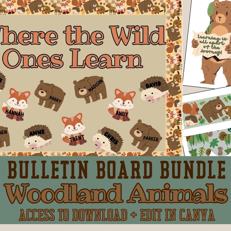 Woodland Classroom - Etsy