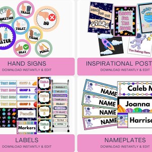 Space Explorer Classroom Decor Bundle | Outer Space Theme | Teacher ...