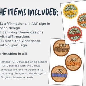 Affirmation Banner Display | Camping Adventure Classroom Decor ...