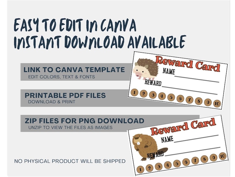 Camping Theme Classroom Certificates and Reward Punch Cards (PDF ...